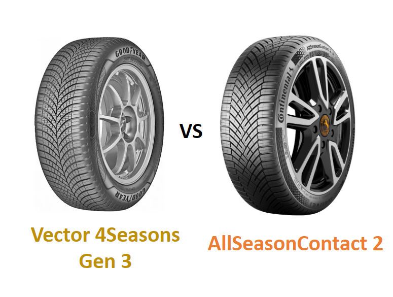 Goodyear Vector 4Seasons Gen 3 vs Continental AllSeasonContact 2 - Top Tire Review