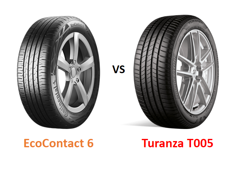 Continental EcoContact 6 vs Bridgestone Turanza T005 - Top Tire Review