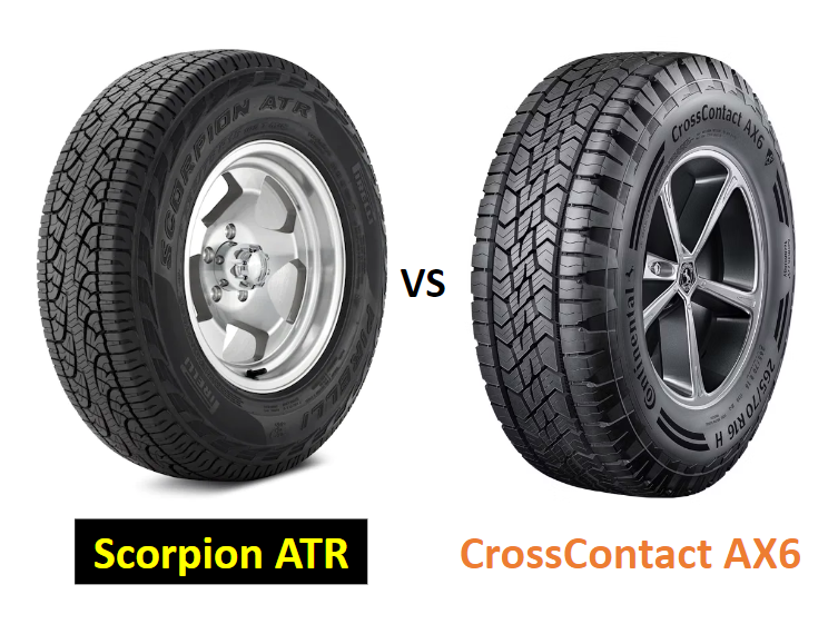 Pirelli Scorpion ATR vs Continental CrossContact AX6 - Top Tire Review