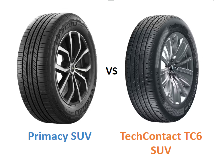 Michelin Primacy SUV vs Continental TechContact TC6 SUV - Top Tire Review