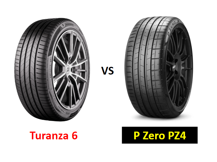 Bridgestone Turanza 6 vs Pirelli P Zero PZ4 - Top Tire Review