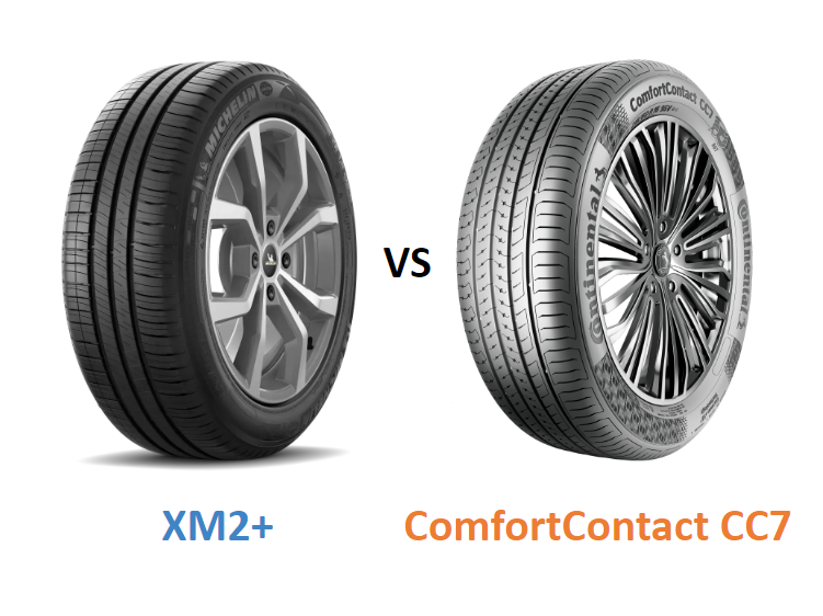 Michelin Energy XM2+ vs Continental ComfortContact CC7 - Top Tire Review