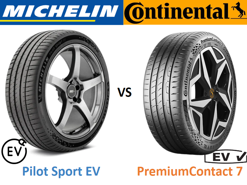 Michelin Pilot Sport EV vs Continental PremiumContact 7 - Top Tire Review