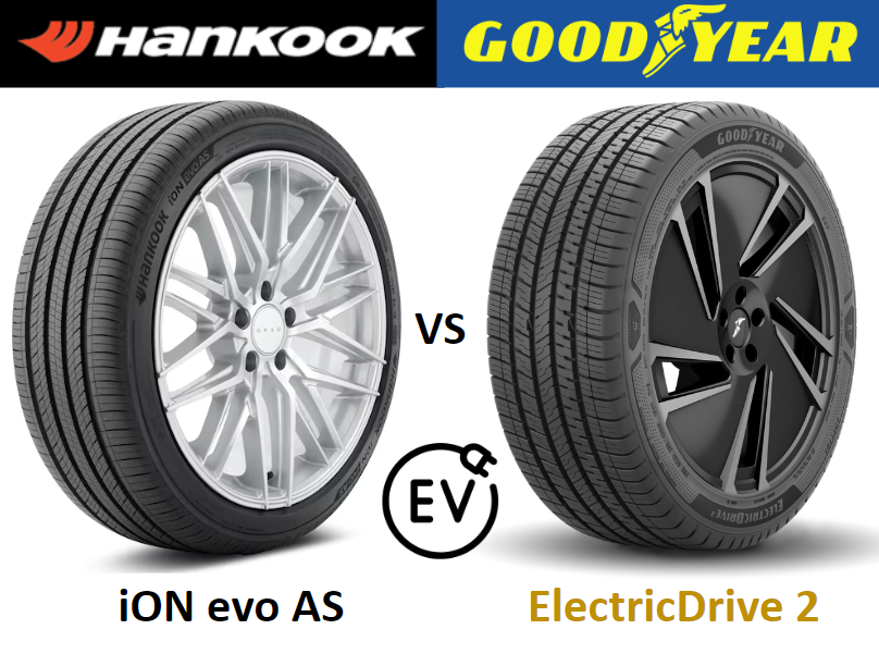 Hankook iON evo AS vs Goodyear ElectricDrive 2 - Top Tire Review