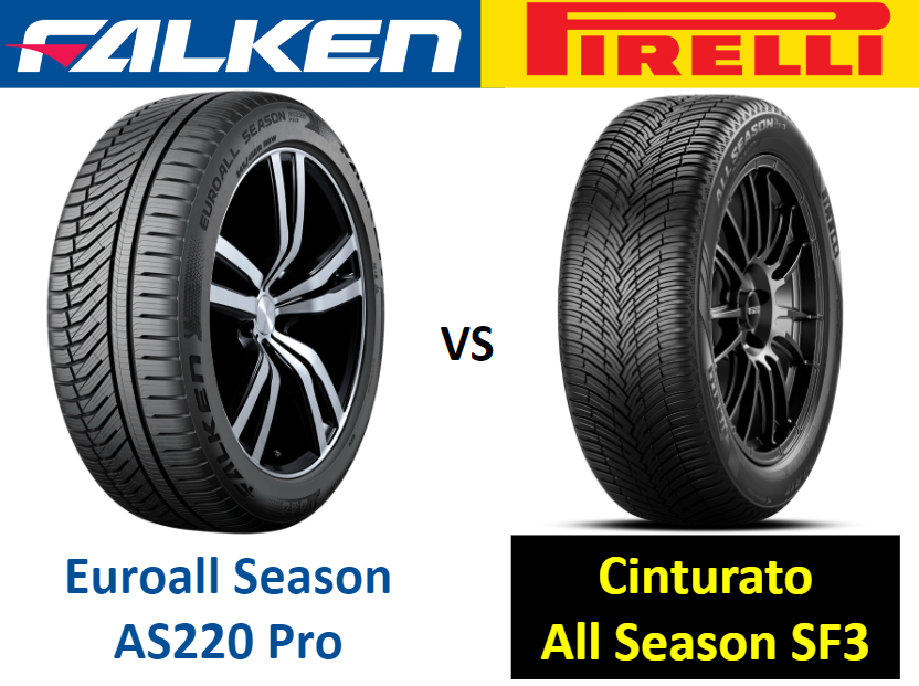Falken Euroall Season AS220 Pro vs Pirelli Cinturato All Season SF3 ...