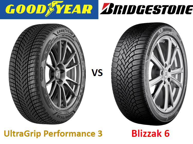 Goodyear UltraGrip Performance 3 vs Bridgestone Blizzak 6 - Top Tire Review