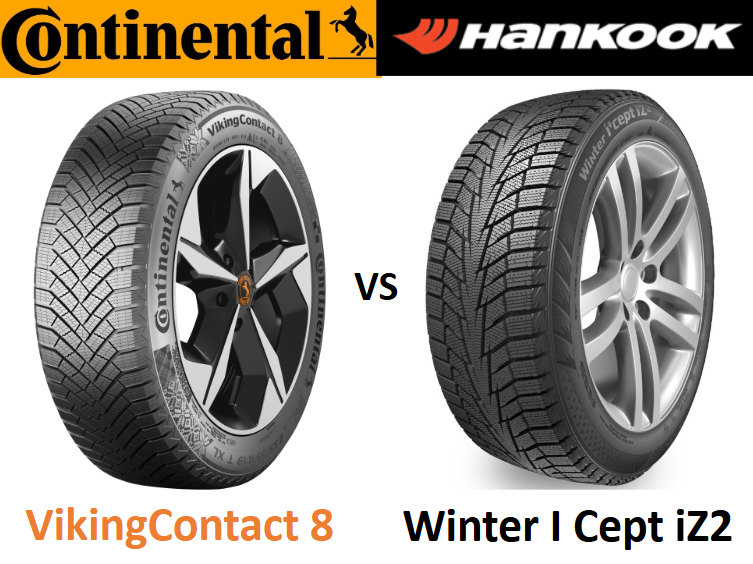 Continental VikingContact 8 vs Hankook Winter I cept iZ2 - Top Tire Review