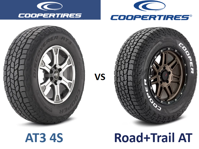 Cooper Discoverer AT3 4S vs Cooper Discoverer Road+Trail AT - Top Tire ...