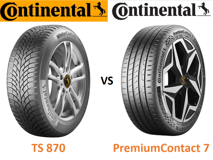 Continental WinterContact TS 870 vs Continental PremiumContact 7 - Top ...