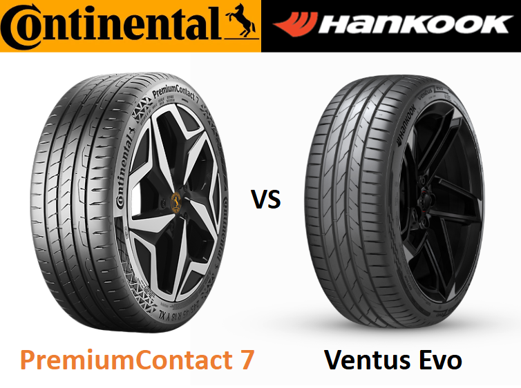 Continental PremiumContact 7 vs Hankook Ventus Evo - Top Tire Review