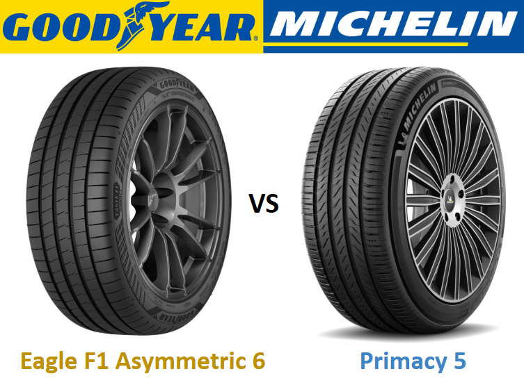 Goodyear Eagle F1 Asymmetric 6 vs Michelin Primacy 5 - Top Tire Review