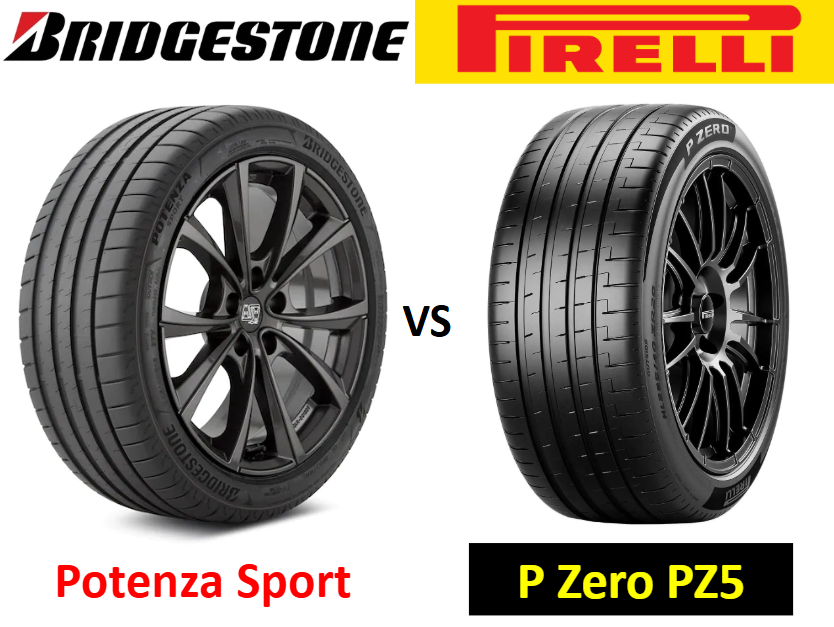 Bridgestone Potenza Sport vs Pirelli P Zero PZ5 - Top Tire Review