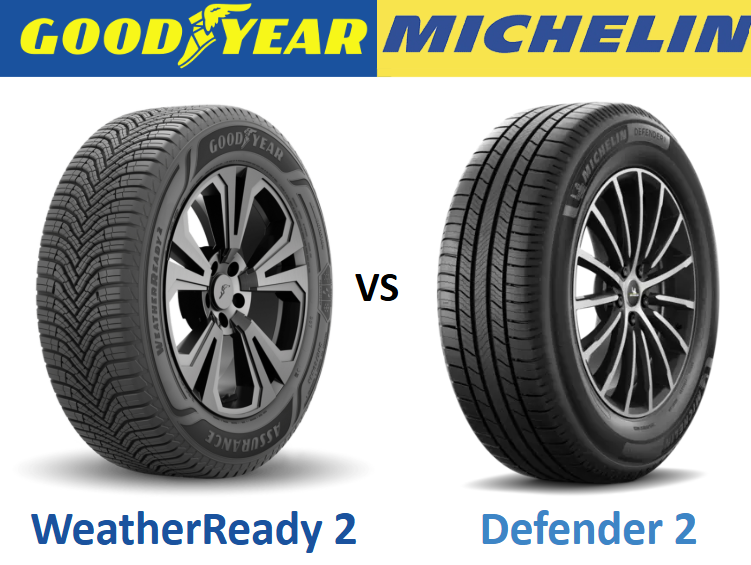 Goodyear Assurance WeatherReady 2 vs Michelin Defender 2 - Top Tire Review