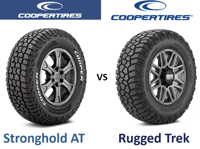 Cooper Discoverer Stronghold AT vs Cooper Discoverer Rugged Trek - Top ...