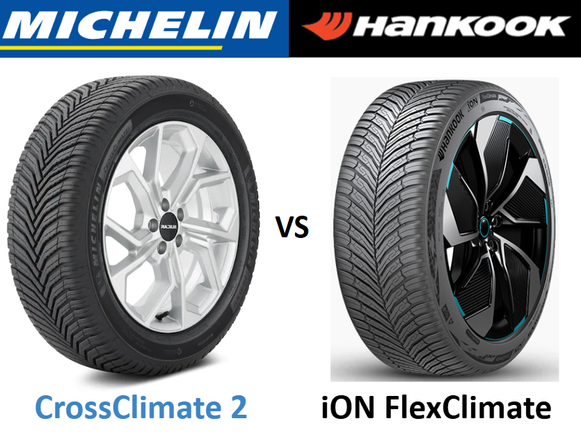 Michelin CrossClimate 2 vs Hankook iON FlexClimate – Full Tire Test ...