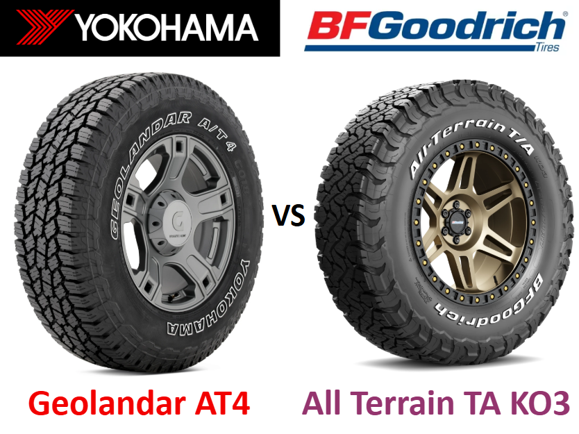 Yokohama Geolandar AT4 vs BFGoodrich All-Terrain TA KO3 - Top Tire Review