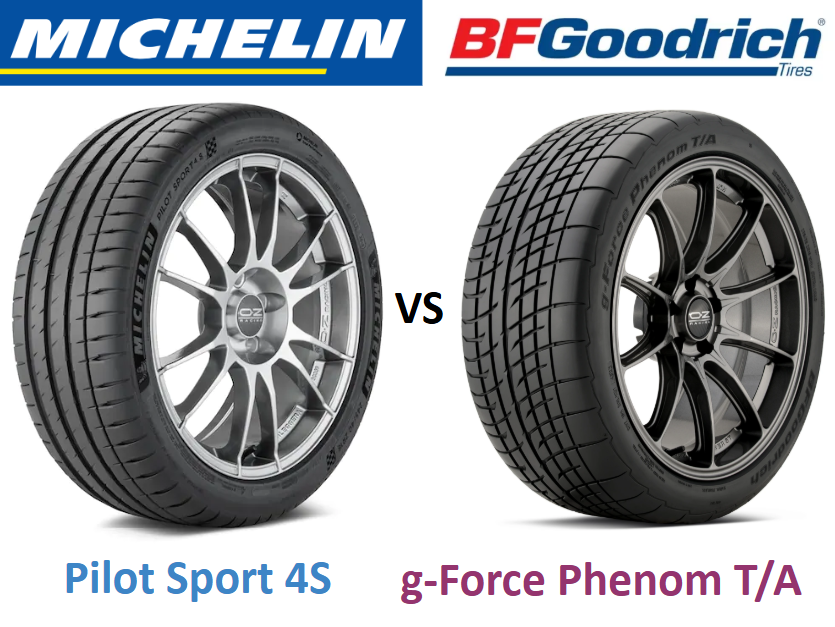 Michelin Pilot Sport 4S vs BFGoodrich g-Force Phenom T/A - Top Tire Review