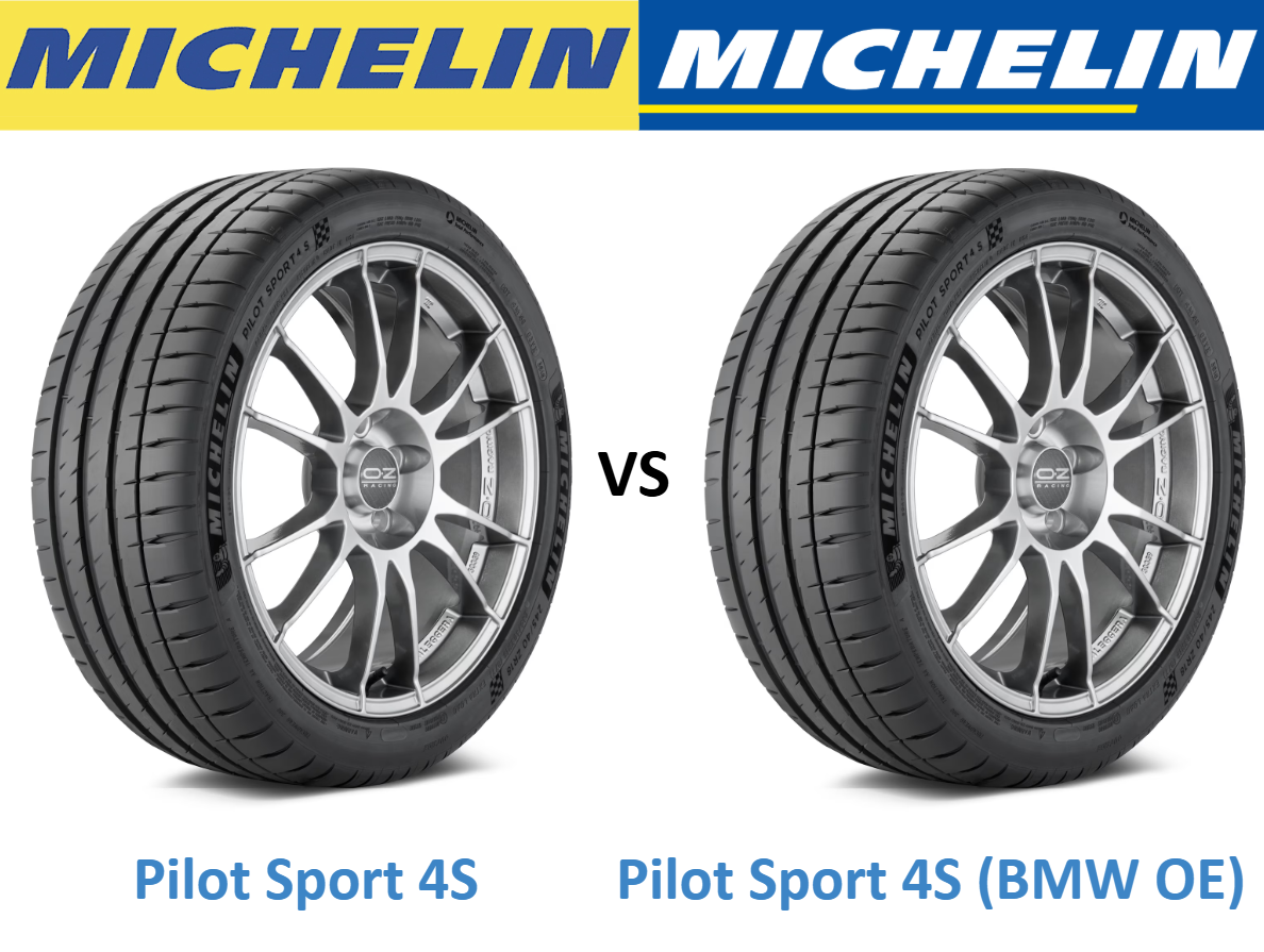Michelin Pilot Sport 4S vs Michelin Pilot Sport 4S (BMW OE) - Top Tire ...