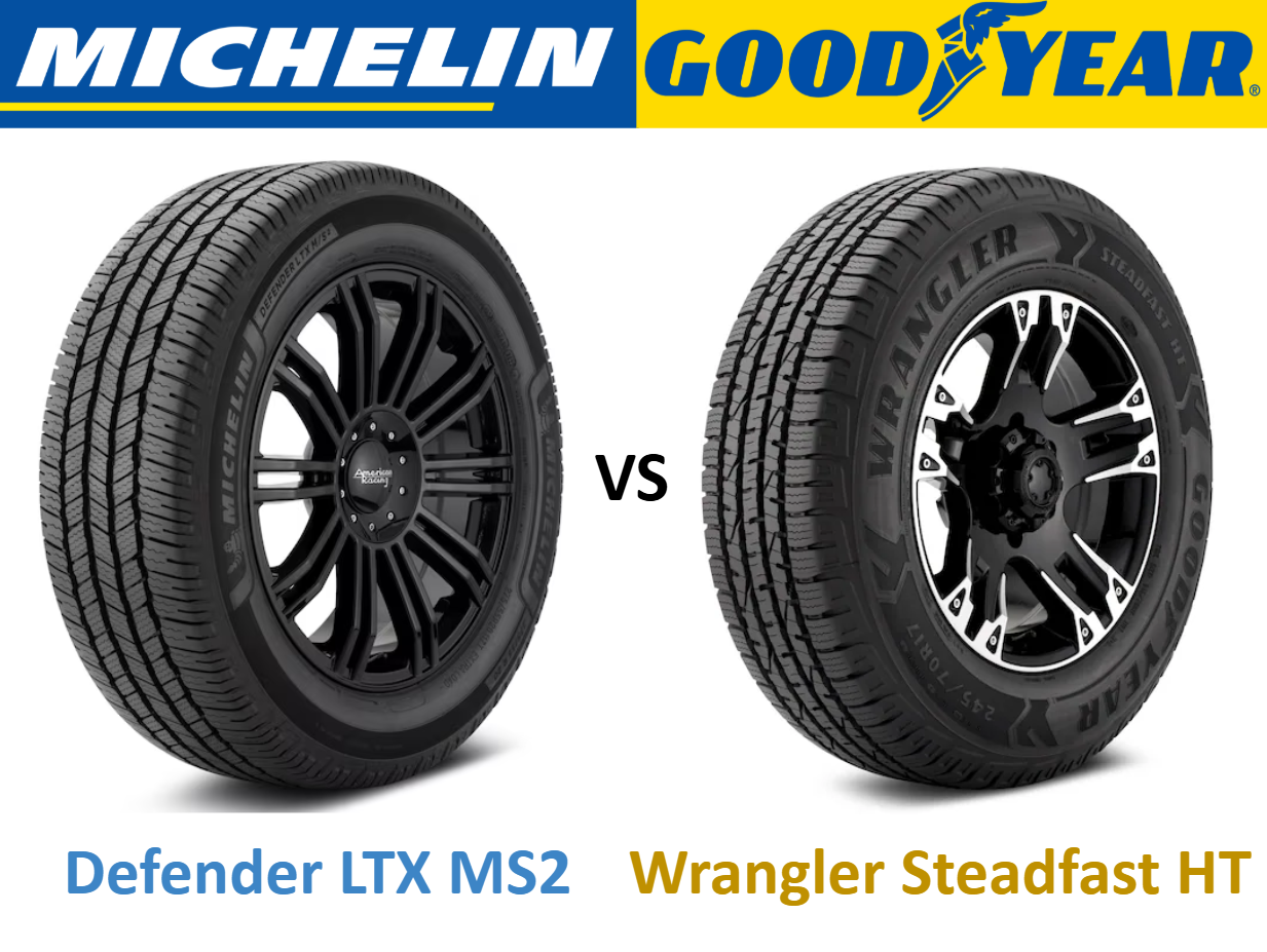 Michelin Defender LTX M/S2 vs Goodyear Wrangler Steadfast HT - Top Tire ...