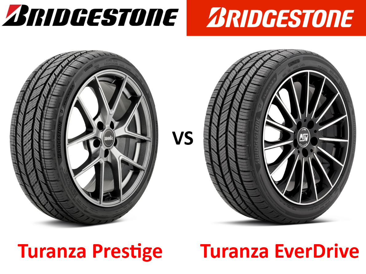 Bridgestone Turanza Prestige vs Bridgestone Turanza EverDrive - Top ...